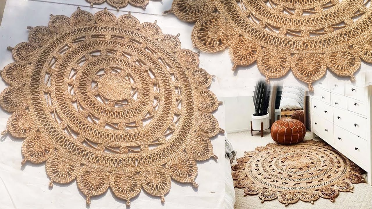 Handmade 100% jute rug | Stylish and ECO-FRIENDLY | Perfect for ...