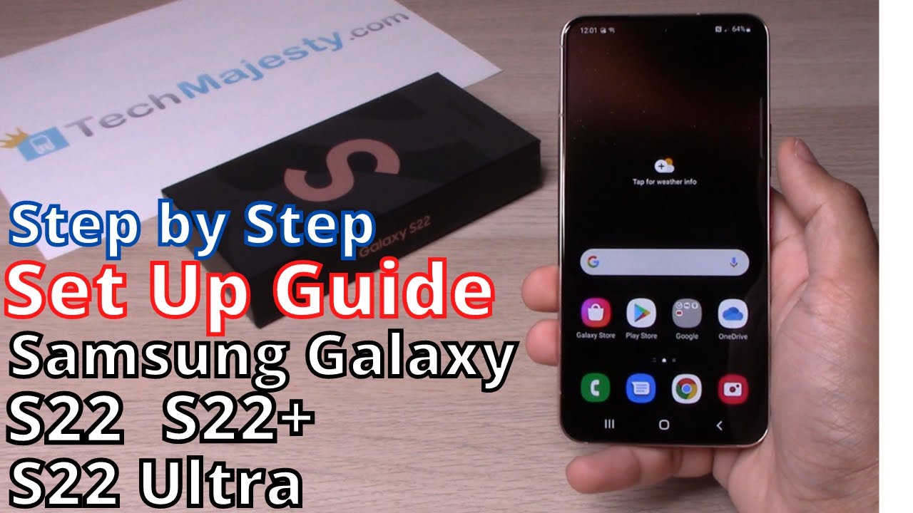 How to Set Up Samsung Galaxy S22, S22+, & S22 Ultra (Step by Step Guide ...
