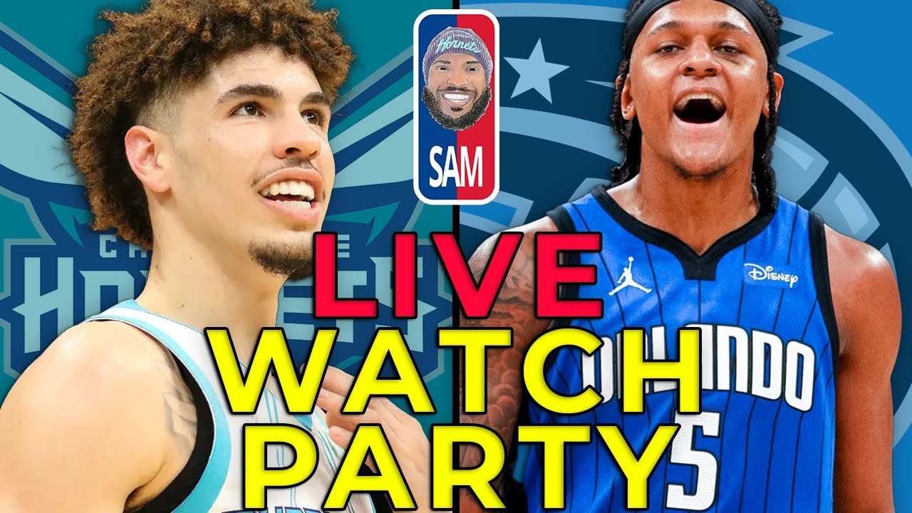 🔴Charlotte Hornets at Orlando Magic Live Stream Watch Party - YouTube