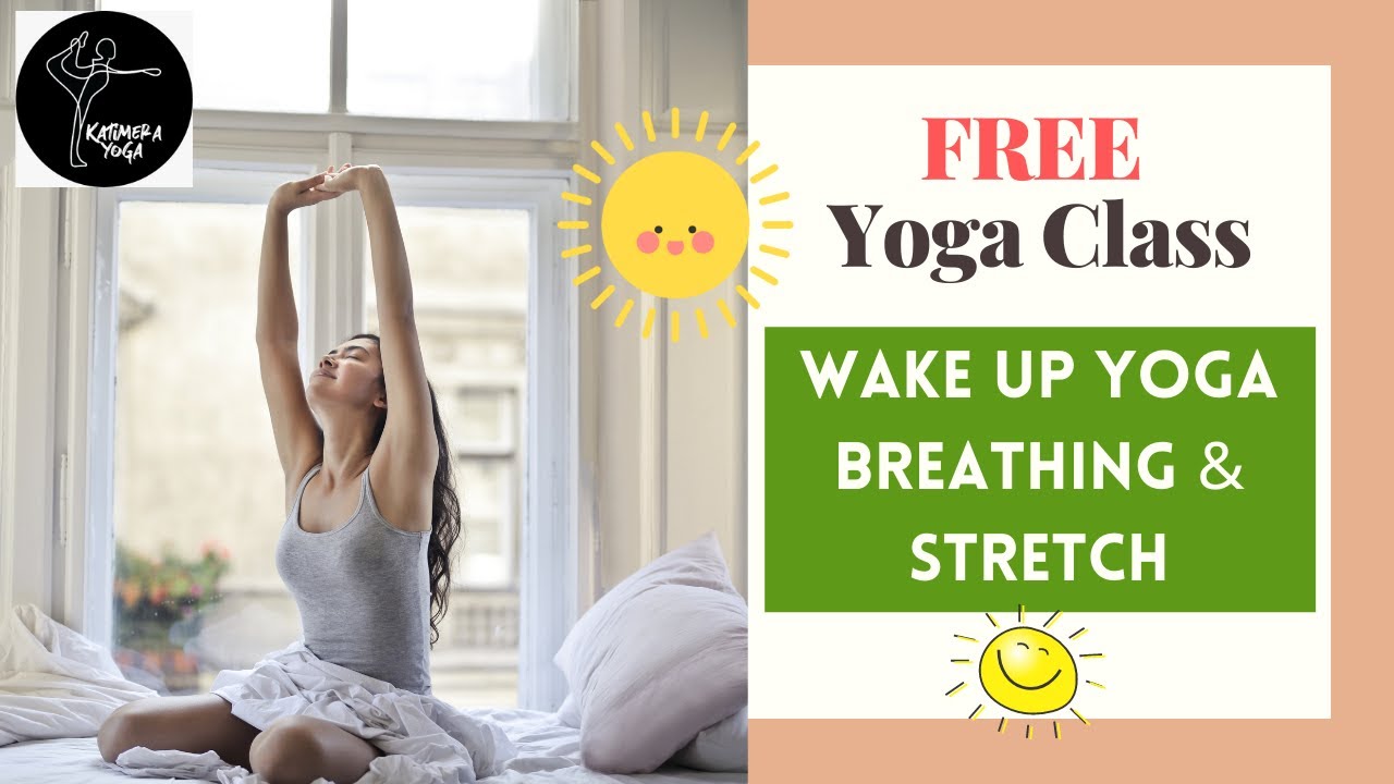 Morning Wake up Yoga │Yoga Breathing and Stretch │Online Yoga Class ...