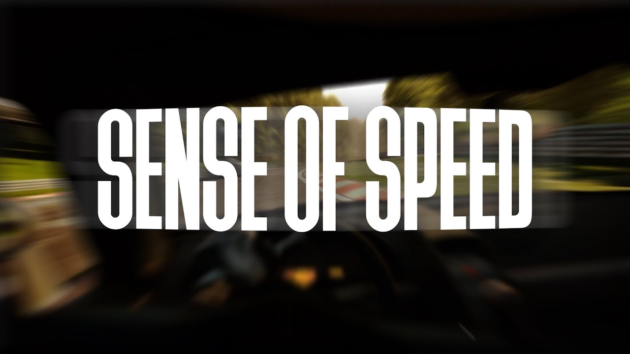 Sense Of Speed In Racing Games - YouTube
