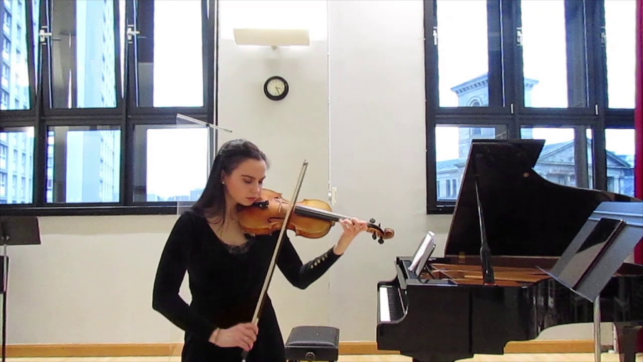 Hilda Bailey Prize for Violin: Freya Hall - YouTube