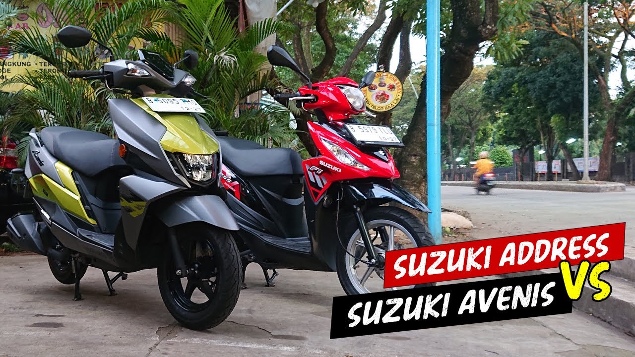 Suzuki Address VS Suzuki Avenis 125, Pilih Mana? - YouTube