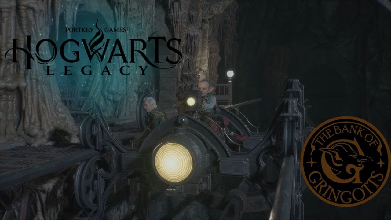 Taking a trip down into the Vaults below Gringotts Bank (Hogwarts ...