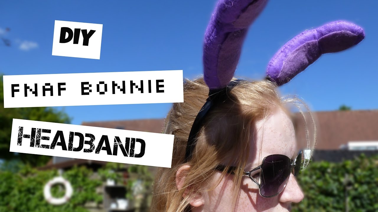 DIY FNAF Bonnie Headband | Five Nights At Freddy's | How To - YouTube