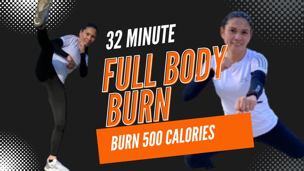 BURN 500 CALORIES (no equipment) WITH THIS 32 MINUTE FULL BODY CARDIO ...