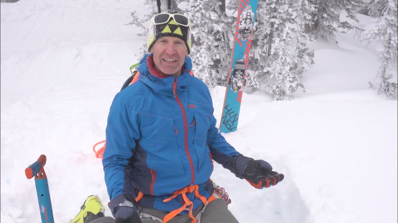 How to Build a T Anchor for Backcountry Skiing and Mountaineering - YouTube