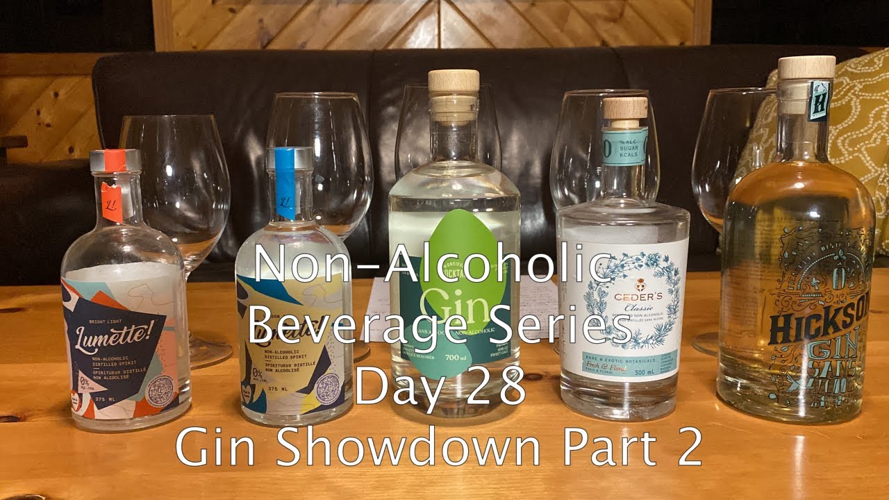 Non-Alc Gin Showdown Part 2 - Day 28 - Non-Alcoholic Beer and Gin ...