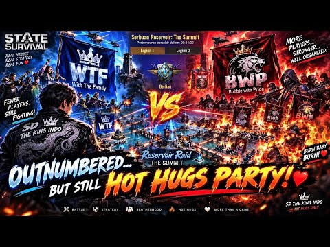OUTNUMBERED! So I Started a HOT HUGS PARTY 😂🔥 | WTF vs BWP Reservoir Raid