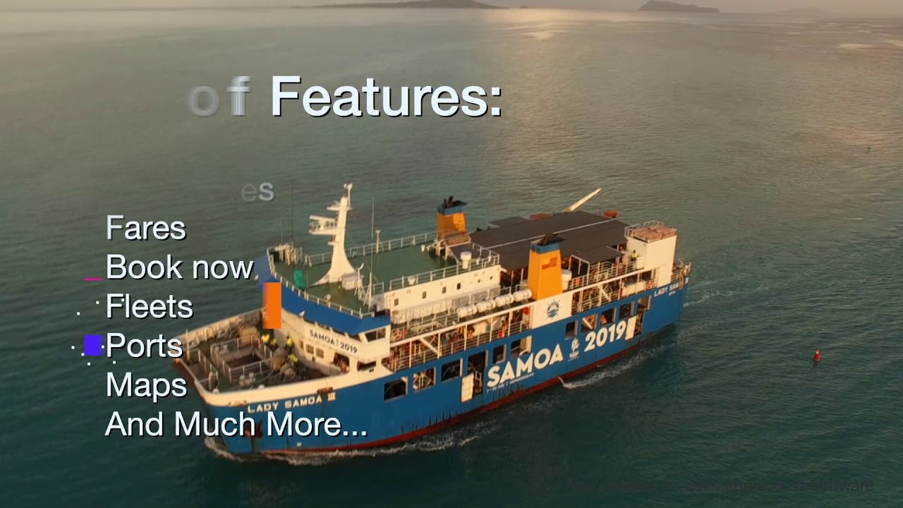 SSC Ferry App - Samoan Version - YouTube