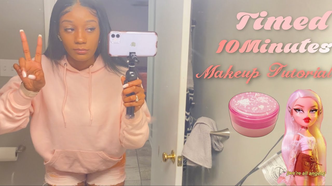 TIMED 10 MINUTES MAKEUP TUTORIAL!!!! - YouTube