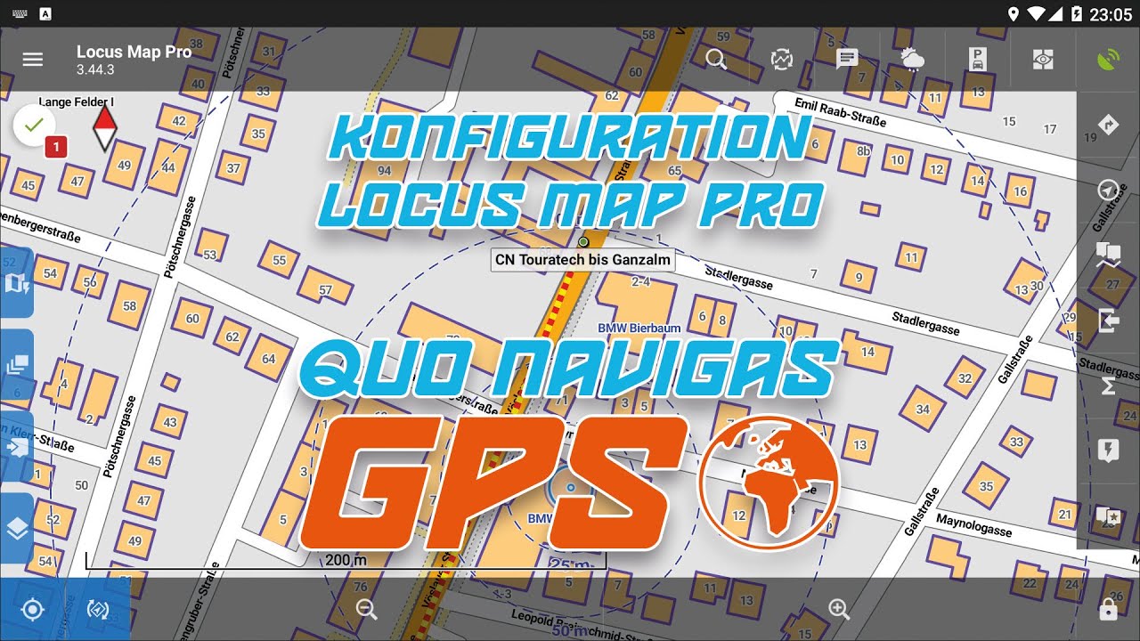 AKTUALISIERT: Konfiguration Locus Map Pro - YouTube