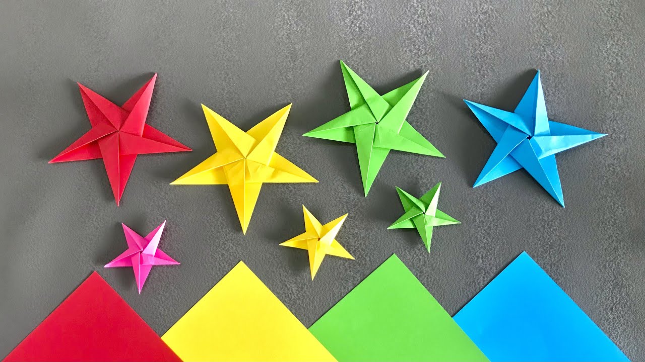 Origami Paper Star v2 - How to Make a Origami Paper Star for Christmas ...