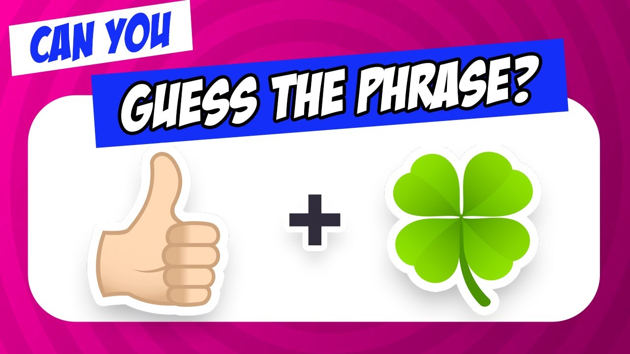 Guess the Word | Guess the Phrases from Emoji | Emoji Challenge | Emoji ...