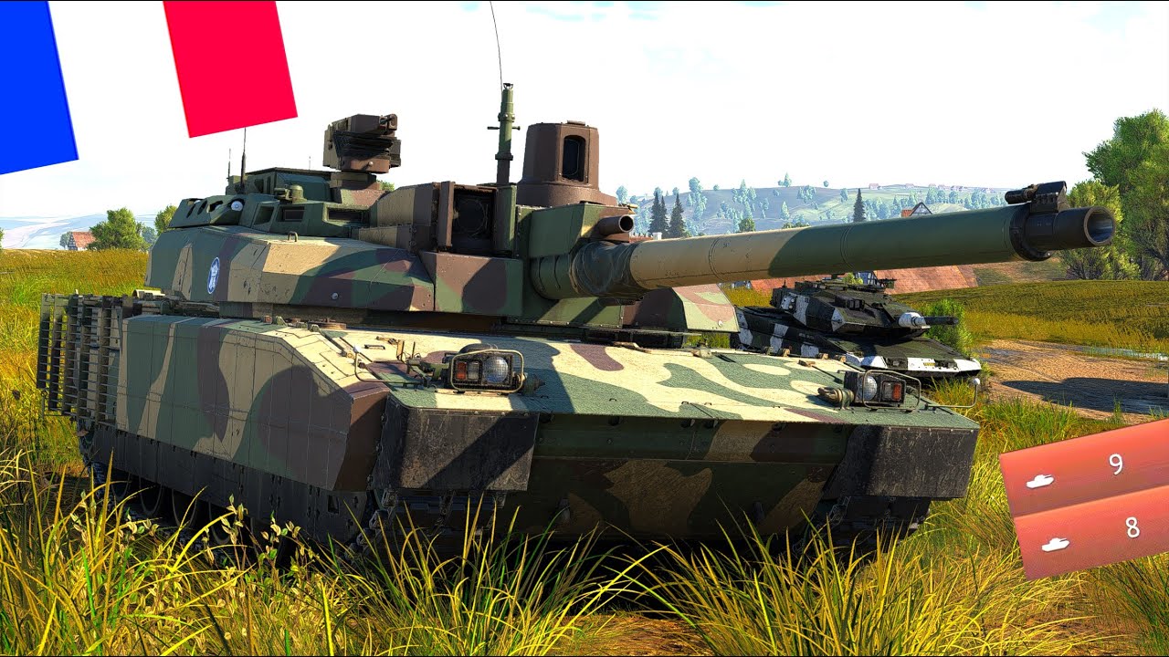 Leclerc AZUR French Main Battle Tank in War Thunder - YouTube