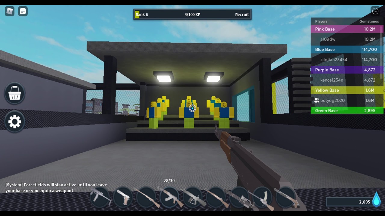 Roblox Military Combat Tycoon|all weapon shootings - YouTube