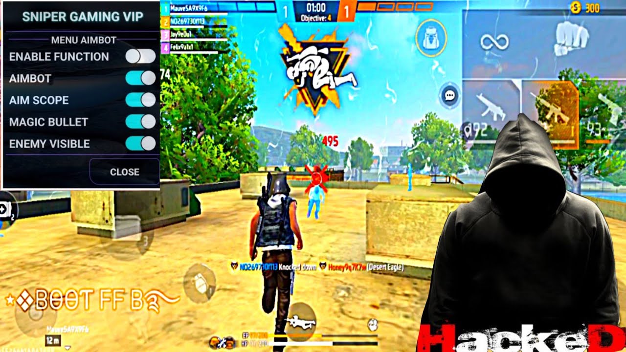 🔥100% Auto Headshot Hack Free Fire OB37 Headshot Hack |😱 Free Fire Max ...