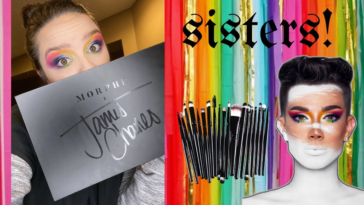 RECREATING A JAMES CHARLES MAKEUP TUTORIAL *CHALLENGE* - YouTube