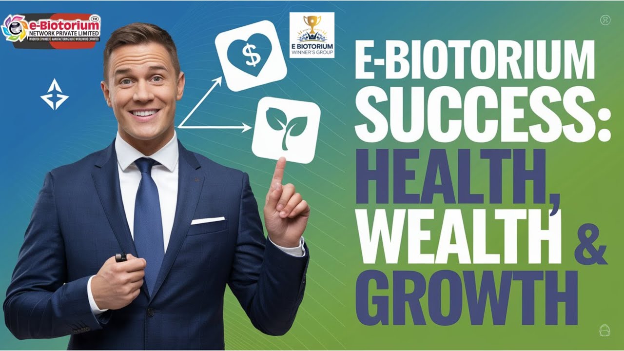 "E- Biotorium : Health Wealth और Growth का सफल सफर" #ebiotorium winner ...