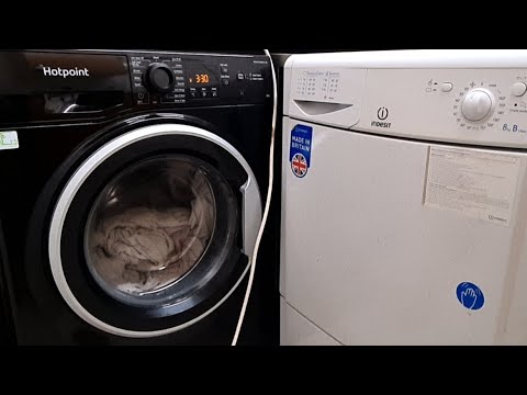 Wash Race - Hotpoint NSWR843C Vs Indesit IDC8T3 8KG Condenser Tumble ...