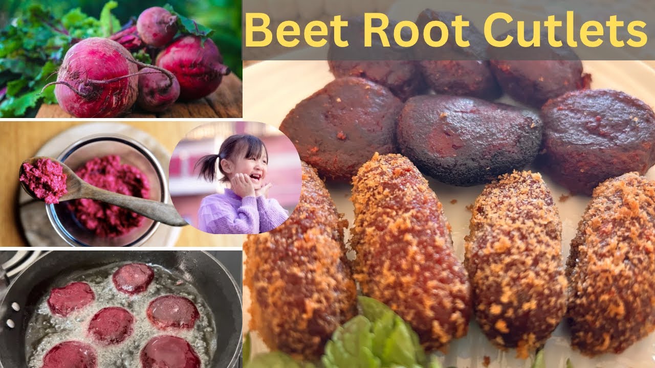 Beetroot Cutlets | बीटरूट कटलेट ।Beetroot Kids recipe | Betroot ...