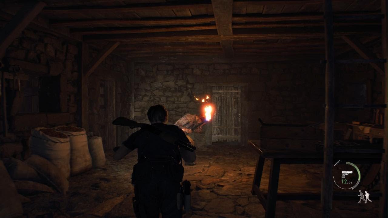 Resident Evil 4 House Fight scene - YouTube