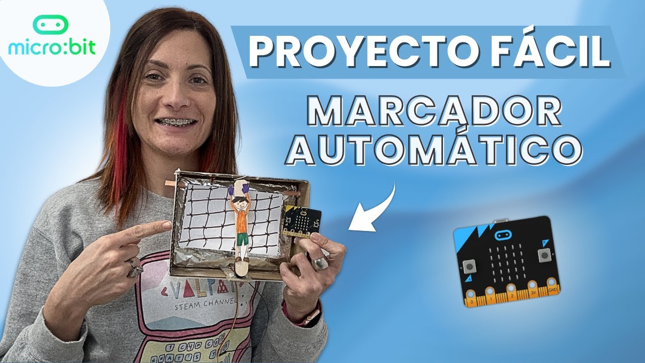 🥅 Portería Inteligente 🤖 IDEA proyecto fácil con MICRO:BIT y SERVO | ValPat - YouTube