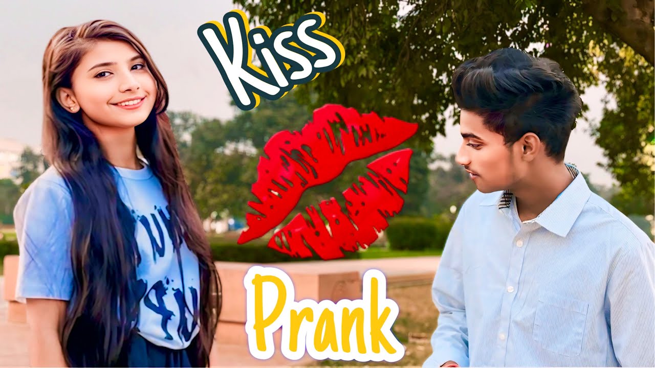 Kiss 😘 prank //🤣@Sajanvlog96 #prank #kiss - YouTube
