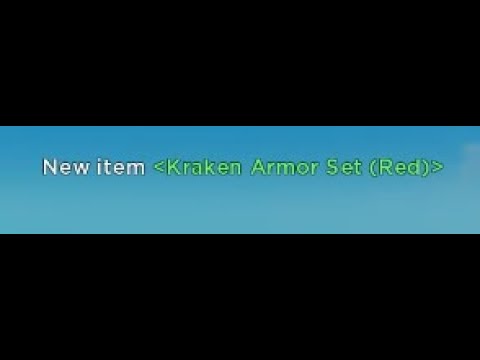 [GPO] Red Kraken Armor set drop - YouTube