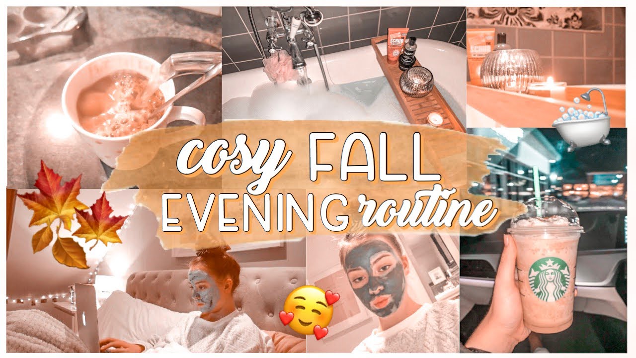 cosy fall evening routine 2019🍁🍂 - YouTube