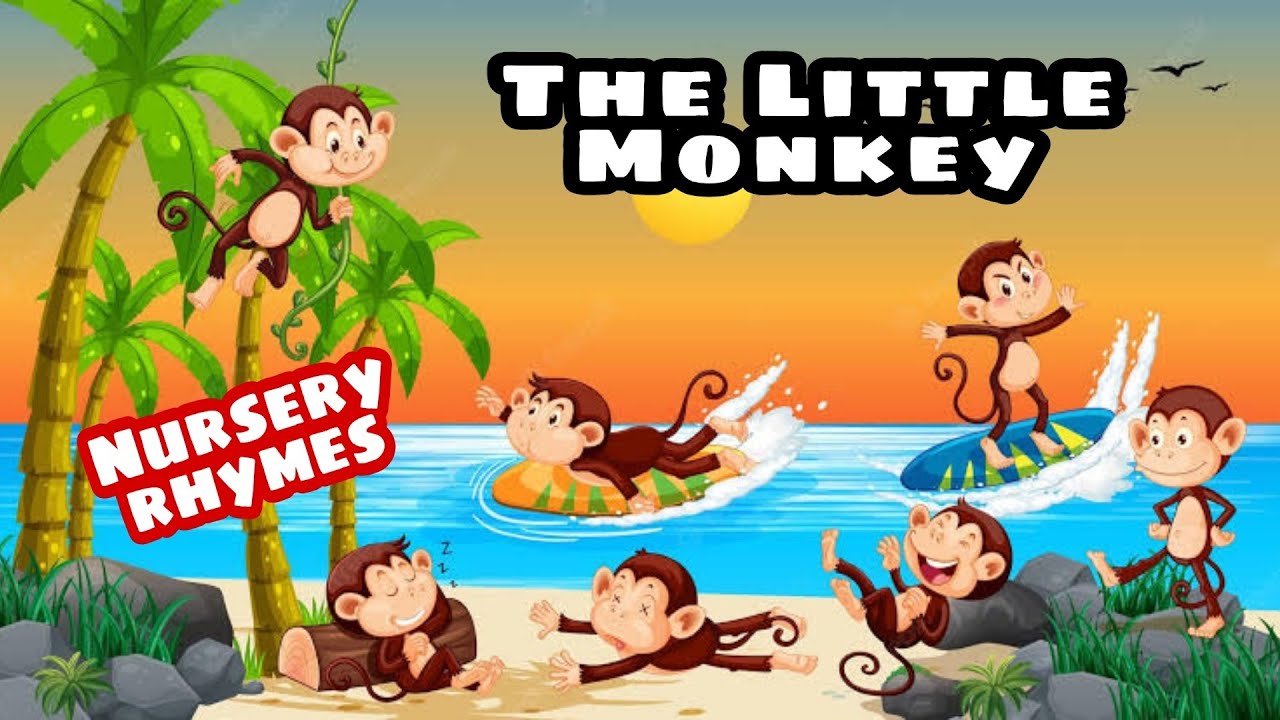 Five Little Monkeys Jumping On The Bed | Nursery Rhymes & Kids Song ...
