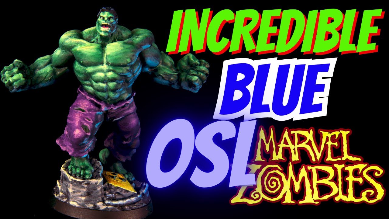 Paint Blue OSL on Hulk for Marvel Zombies - YouTube