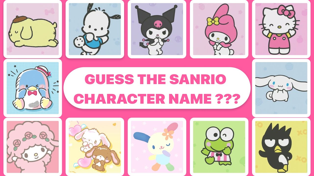 🎀Guess the Sanrio Character Name🎀 Fun Sanrio Quiz Challenge - YouTube