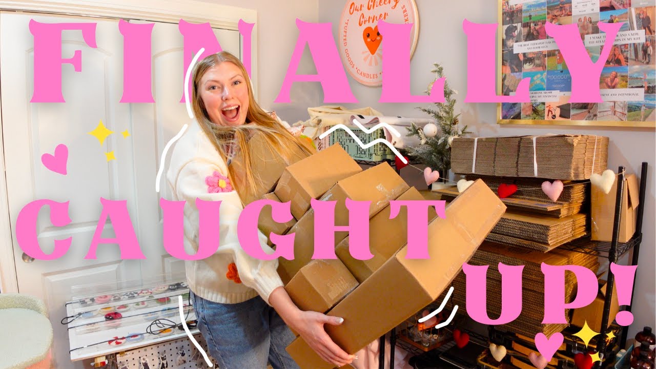 Finalizing holiday orders + NEW PRODUCT!! // STUDIO VLOG - YouTube