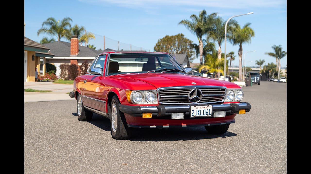 1988 Mercedes 560SL - YouTube