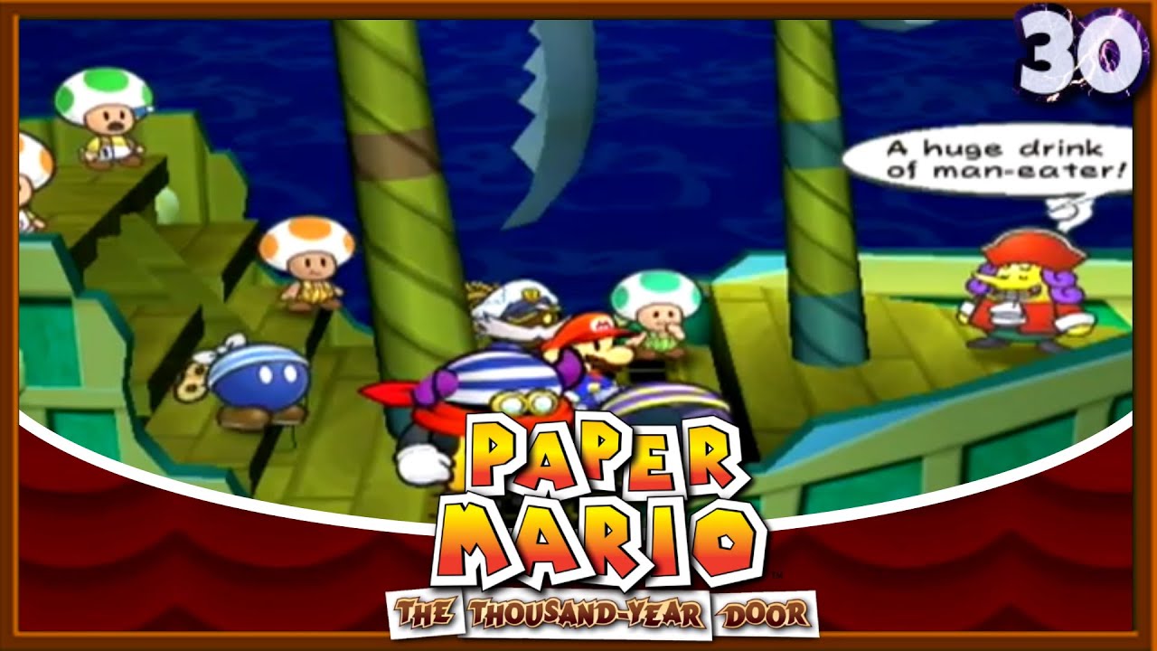 Paper Mario: The Thousand-Year Door | Chapter 5 ~ Keelhaul Key [30 ...