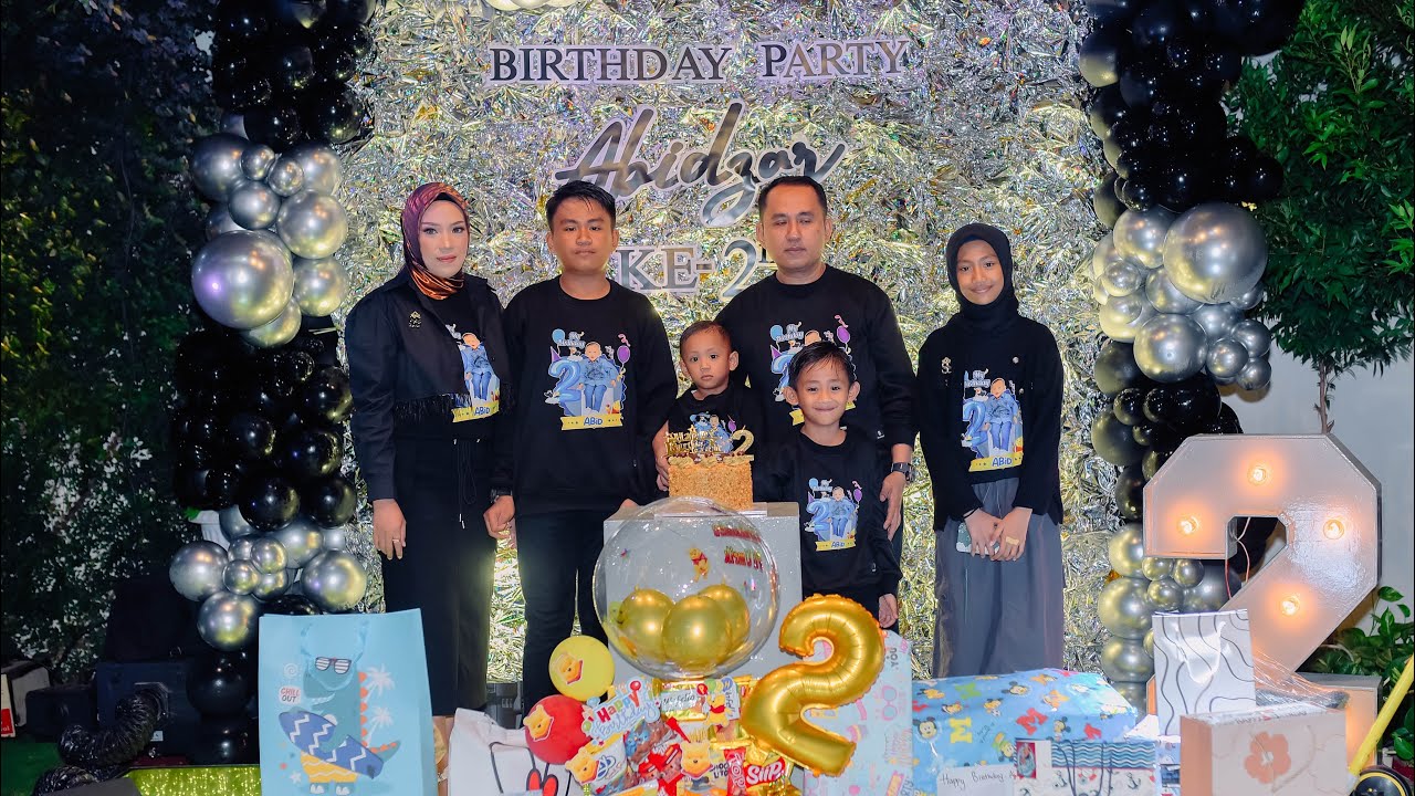 Birthday party abidzar ke 2thn - YouTube