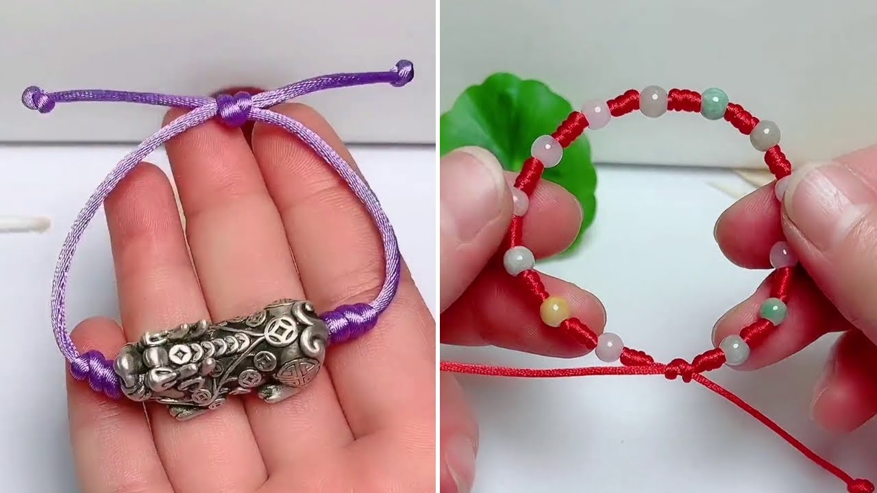 Creative Nylon Thread Bracelet Designs Tutorial - YouTube