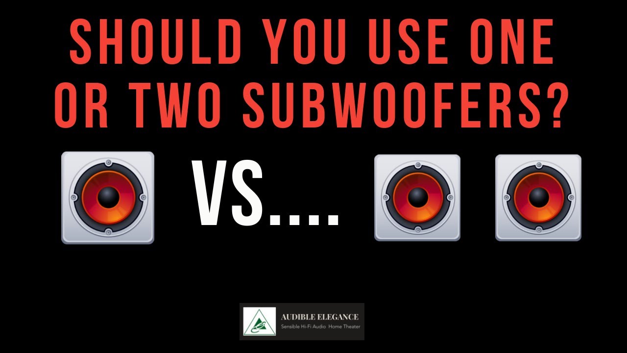 Should You Use One or Two Subwoofers? - YouTube