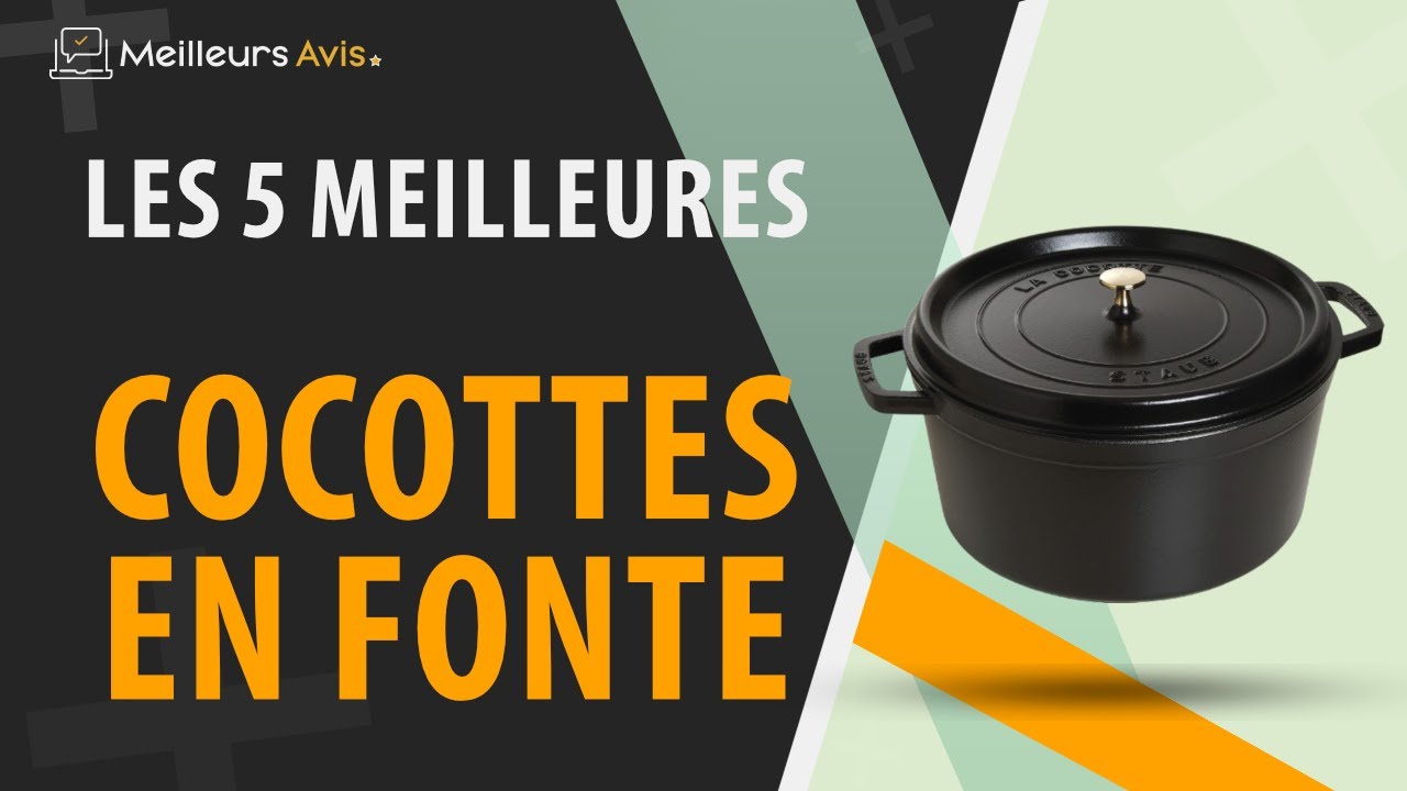 ⭐️ MEILLEURE COCOTTE EN FONTE - Comparatif 2023 - YouTube