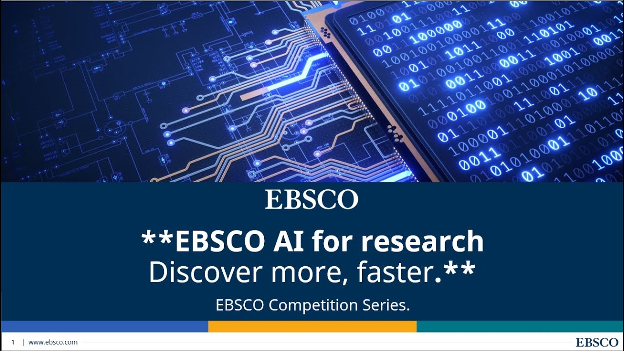 Session 2: EBSCO AI for Research: Discover More, Faster - YouTube