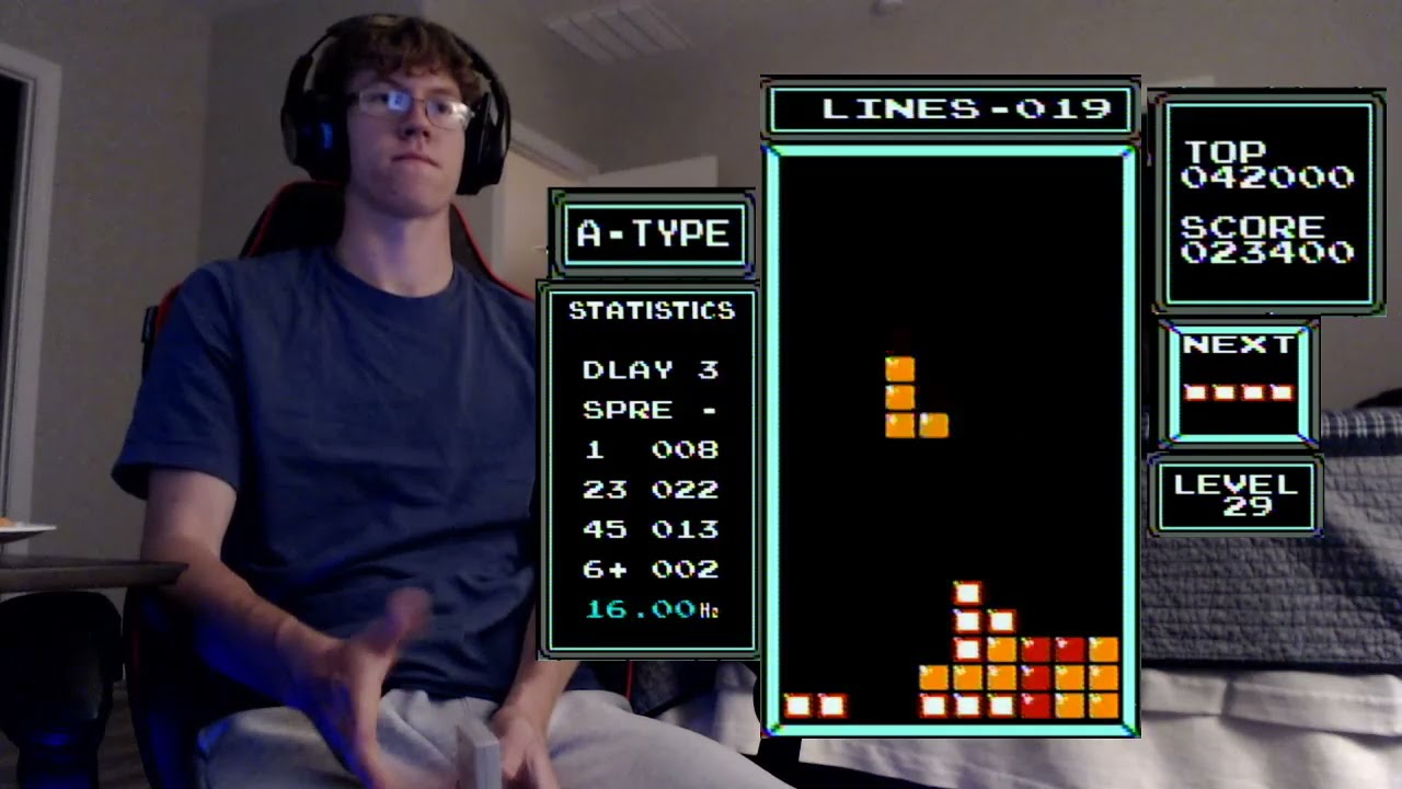 NES Tetris: 30 Lines Rolling (Former PB) - YouTube