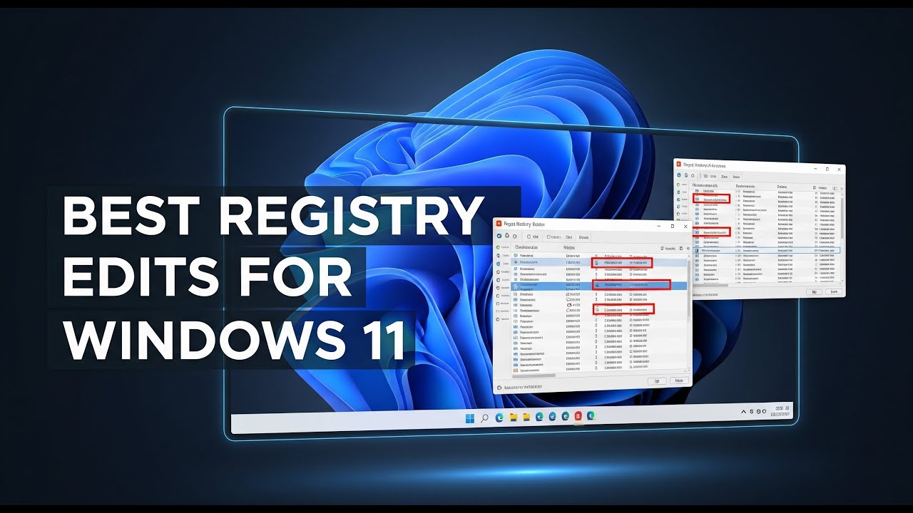 Best Registry edits for Windows 11 - YouTube