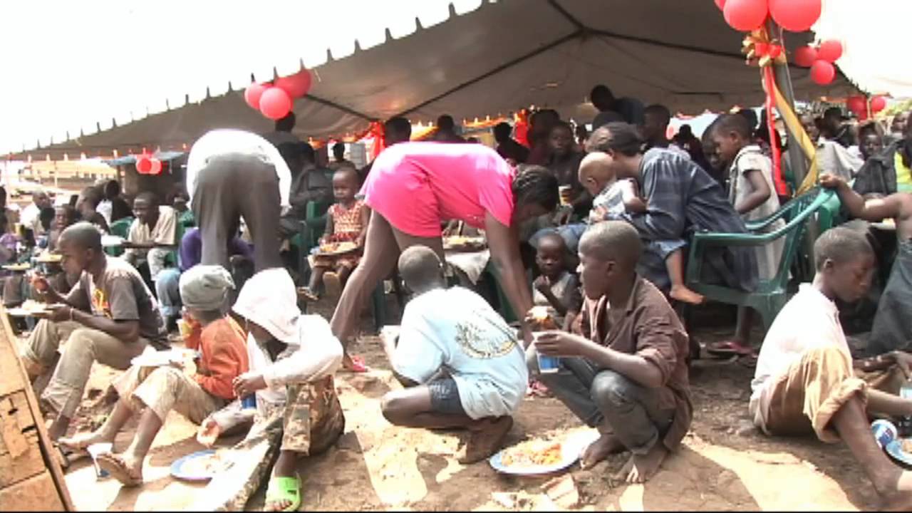 Love of the Homeless- Christmas party for street Children in Uganda.mov ...