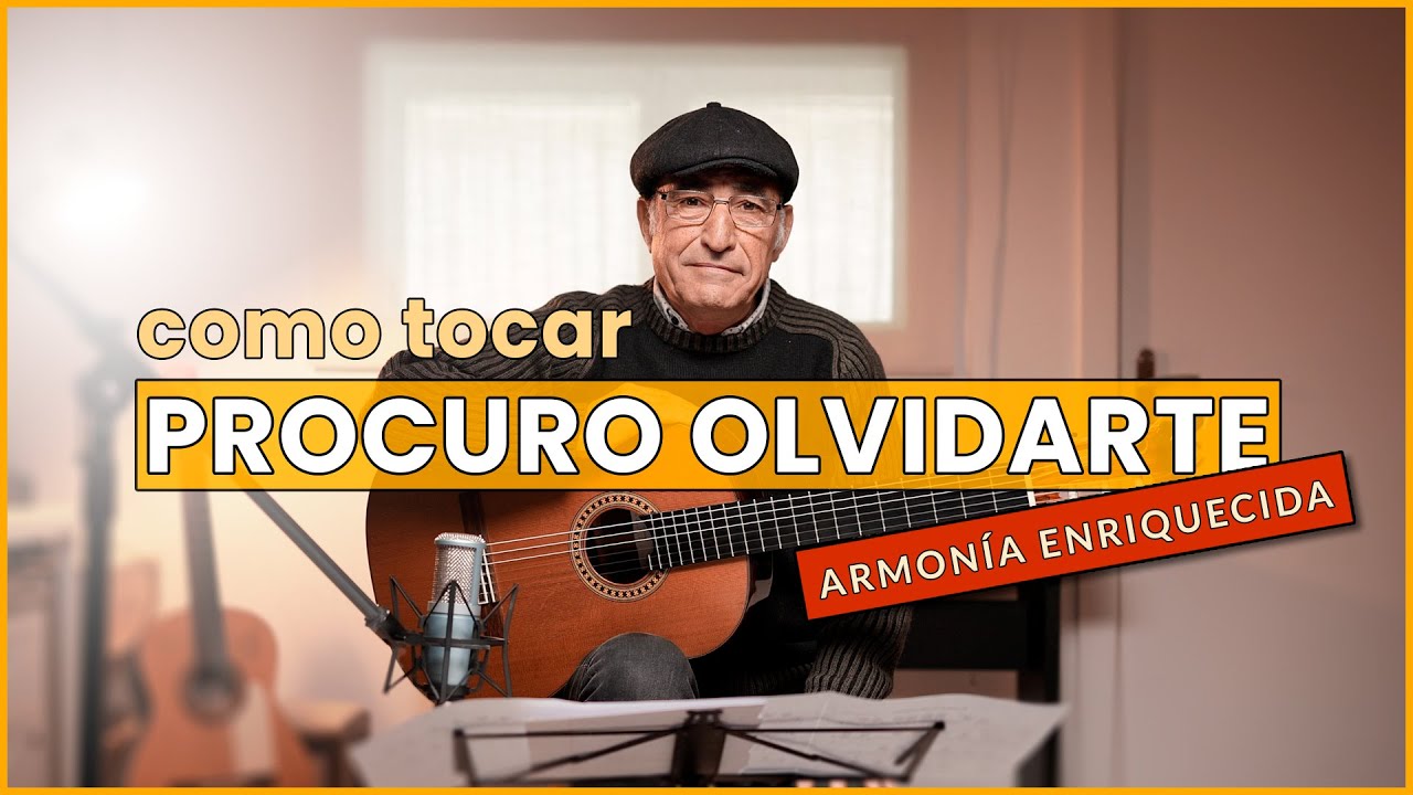 Como tocar PROCURO OLVIDARTE (acordes Enriquecidos) - YouTube