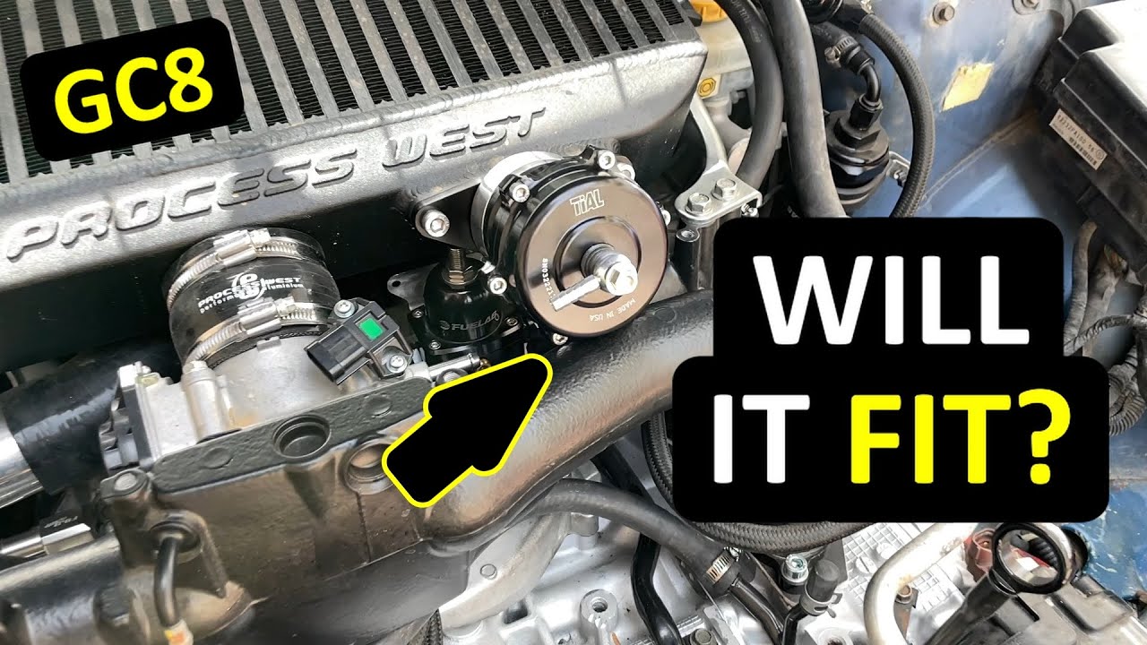 Subaru GC8 Gets a Rotated Turbo and Tial-Q BOV - YouTube