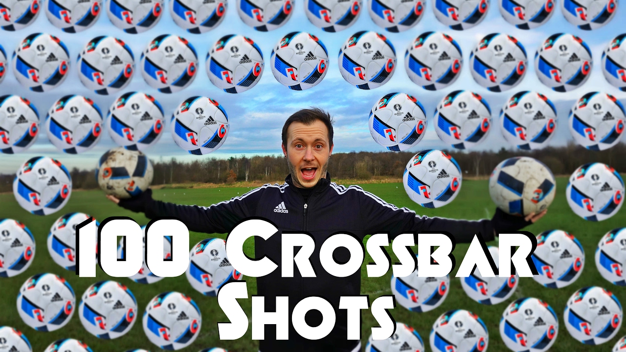 100 CROSSBAR SHOTS! | How many hits ?/100 - YouTube
