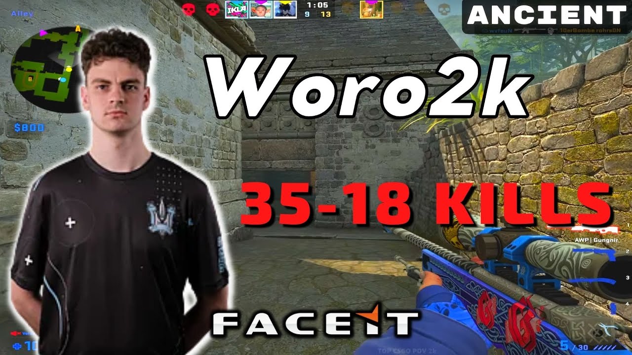 CSGO POV Woro2k (35-18) Ancient 𝙒𝙞𝙣 (16-13) / Faceit 07.05.2022 - YouTube
