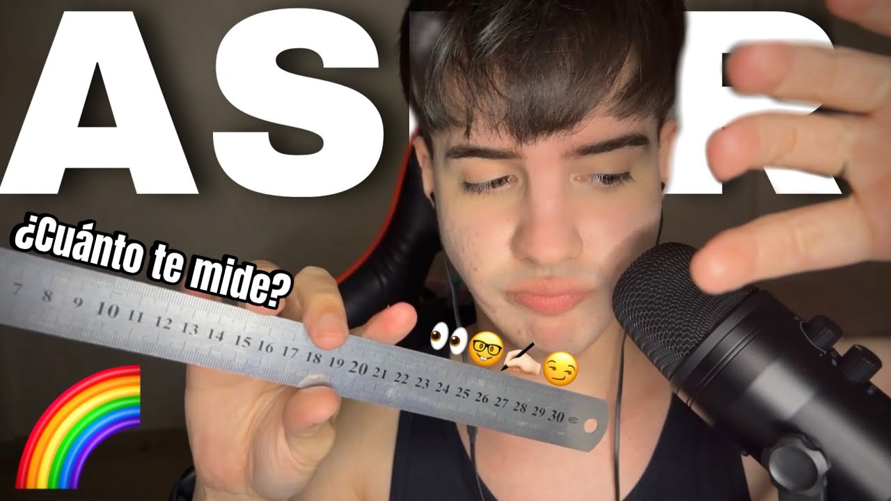 ASMR: Te dibujo primero… y después te la mido (la cara) jsjsjs 🏻📏🤓 ...