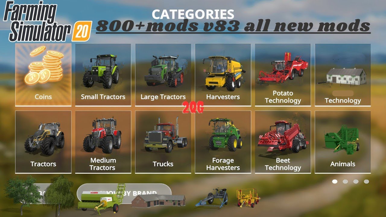 FS 20 v83 | 800+vehicle | size 4gb - YouTube